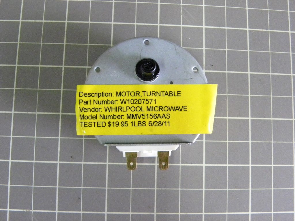 Whirlpool Microwave Turntable Motor W10207571 – Appliance Depot