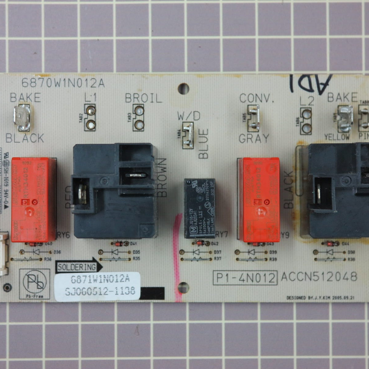Oven Relay Control Board 6871W1N012A – Appliance Depot