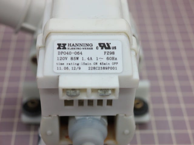 Drain Pump WH23X10040 – Appliance Depot