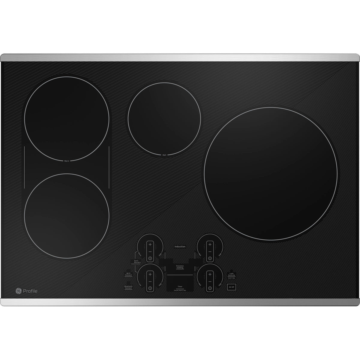 GE Profile 30" Built-In Touch Control Induction Cooktop PHP9030STSS ...