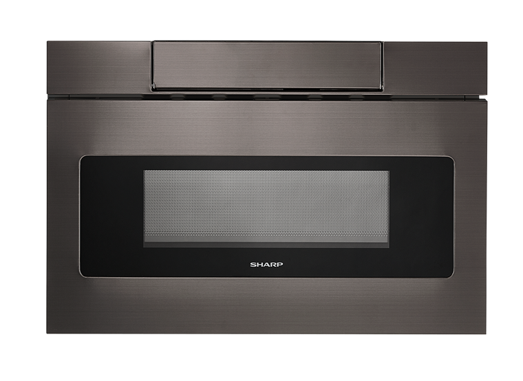 Sharp 24 IN. 1.2 CU. FT. 1000W Black Stainless Steel Microwave Drawer ...