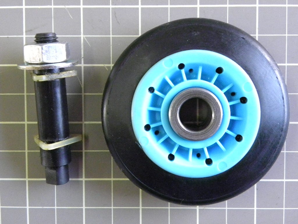 Crosley Dryer Roller with Shaft 3614714400 – Appliance Depot