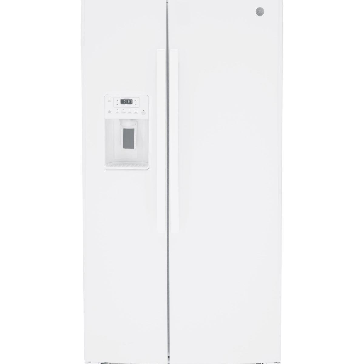GE ENERGY STAR 25.4 Cu. Ft. Side-By-Side Refrigerator GSE25GGPWW ...