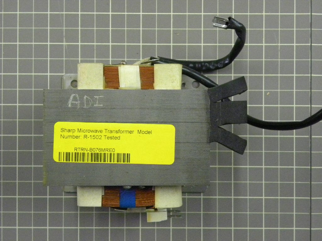 Sharp Microwave Transformer RTRN-B076MRE0 – Appliance Depot
