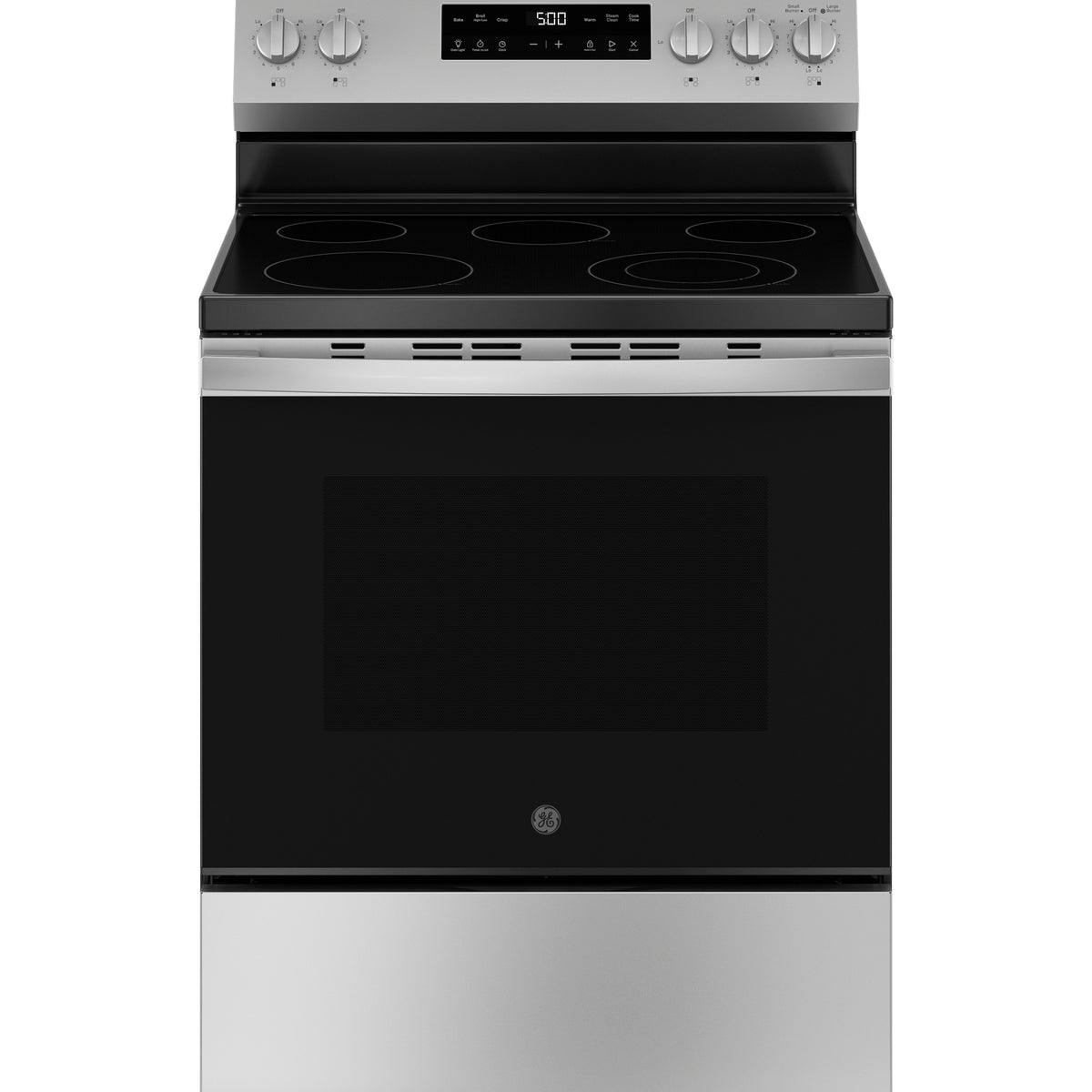 GE® ENERGY STAR® 30" Free-Standing Electric Range with Crisp Mode GRF5 ...