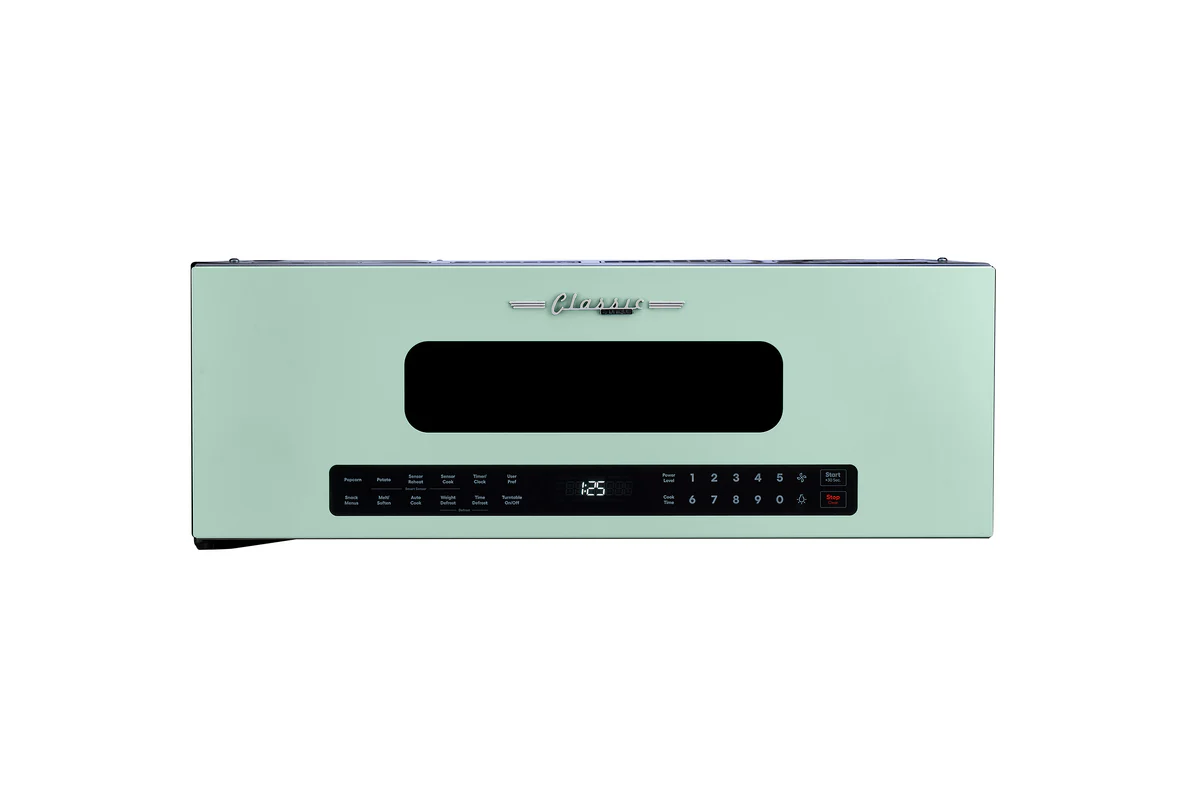 Unique 30' Classic Retro Over-the-Range Microwave, Mint Green UNQ-30CR ...