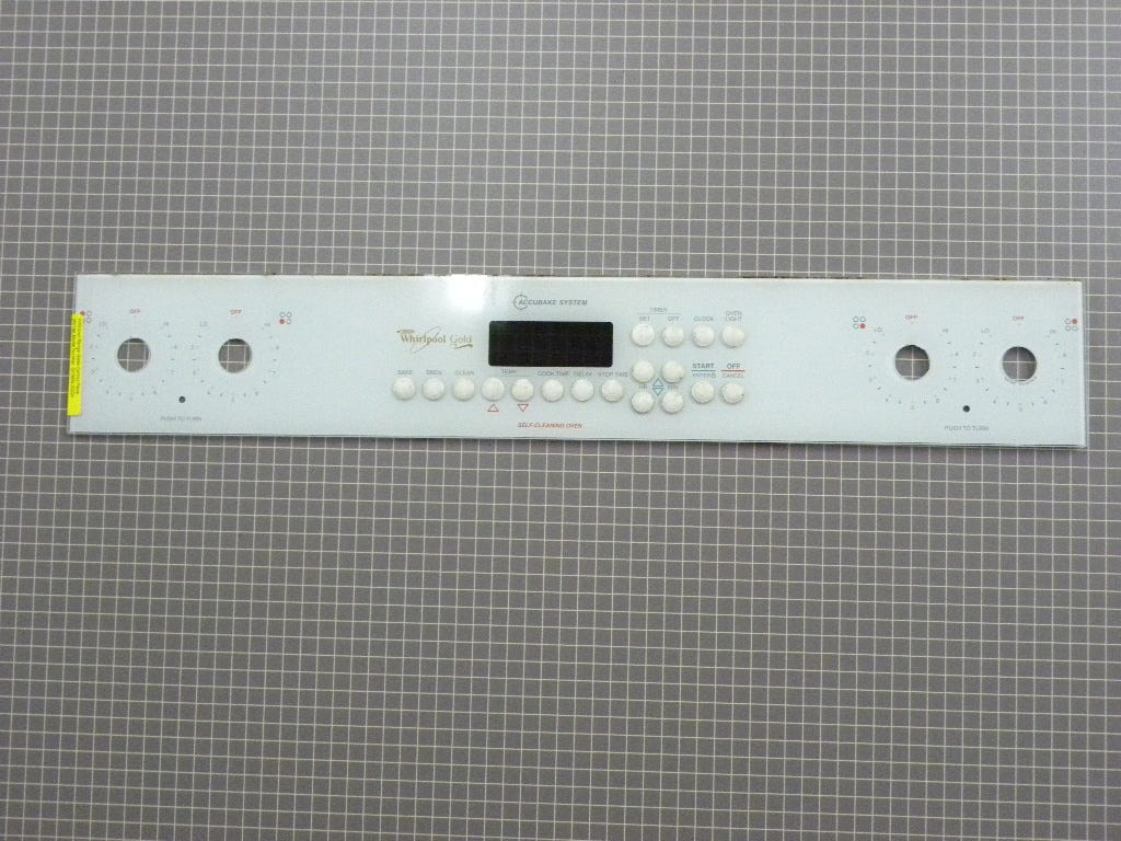 Glass Control Panel 9752899CW – Appliance Depot