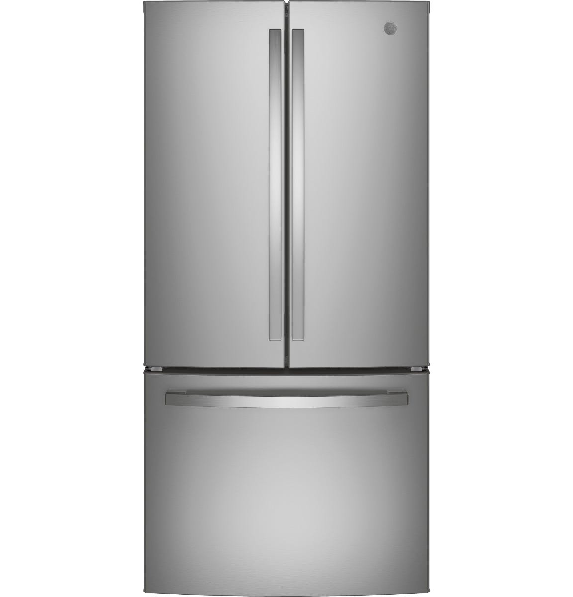 GE ENERGY STAR 18.6 Cu. Ft. Counter-Depth French-Door Refrigerator GWE ...
