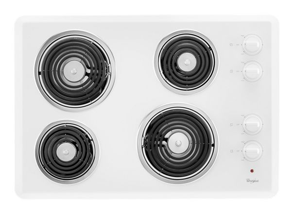 Whirlpool® 30" Electric Cooktop WCC31430AW – Appliance Depot