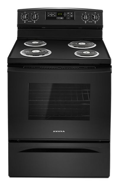 Amana 30-inch Electric Range with Self-Clean Option ACR4503SFB ...