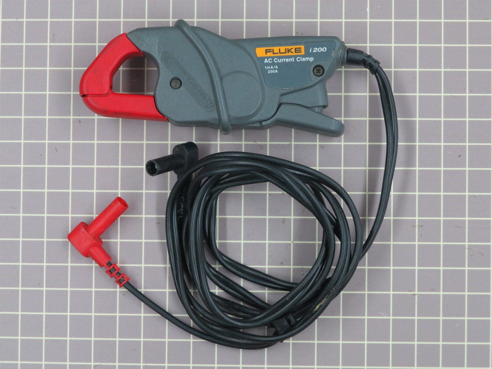 Fluke I 200, AC Clamp OnCurrent Probe, 1 to 200A – Appliance Depot